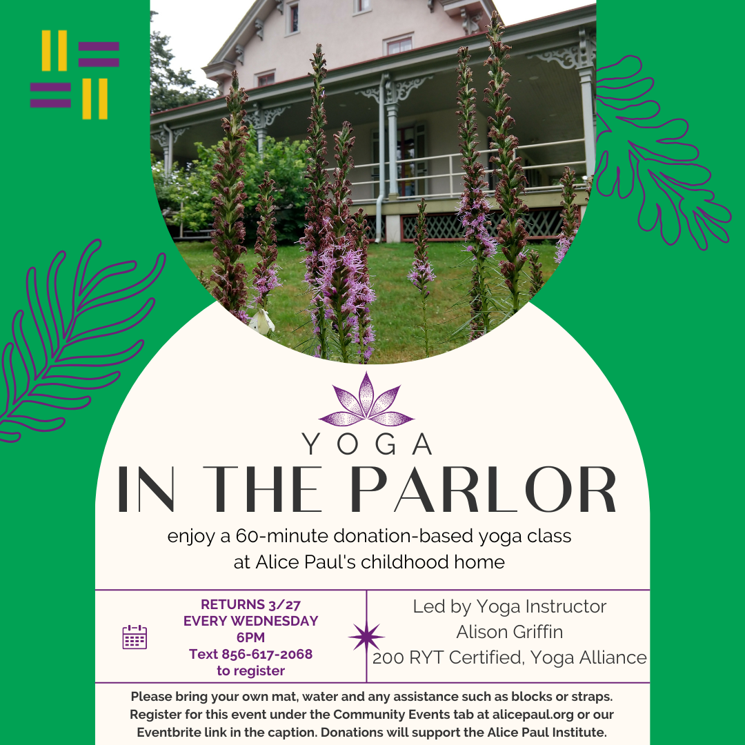 Yoga at Paulsdale 2024 – Alice Paul Center for Gender Justice