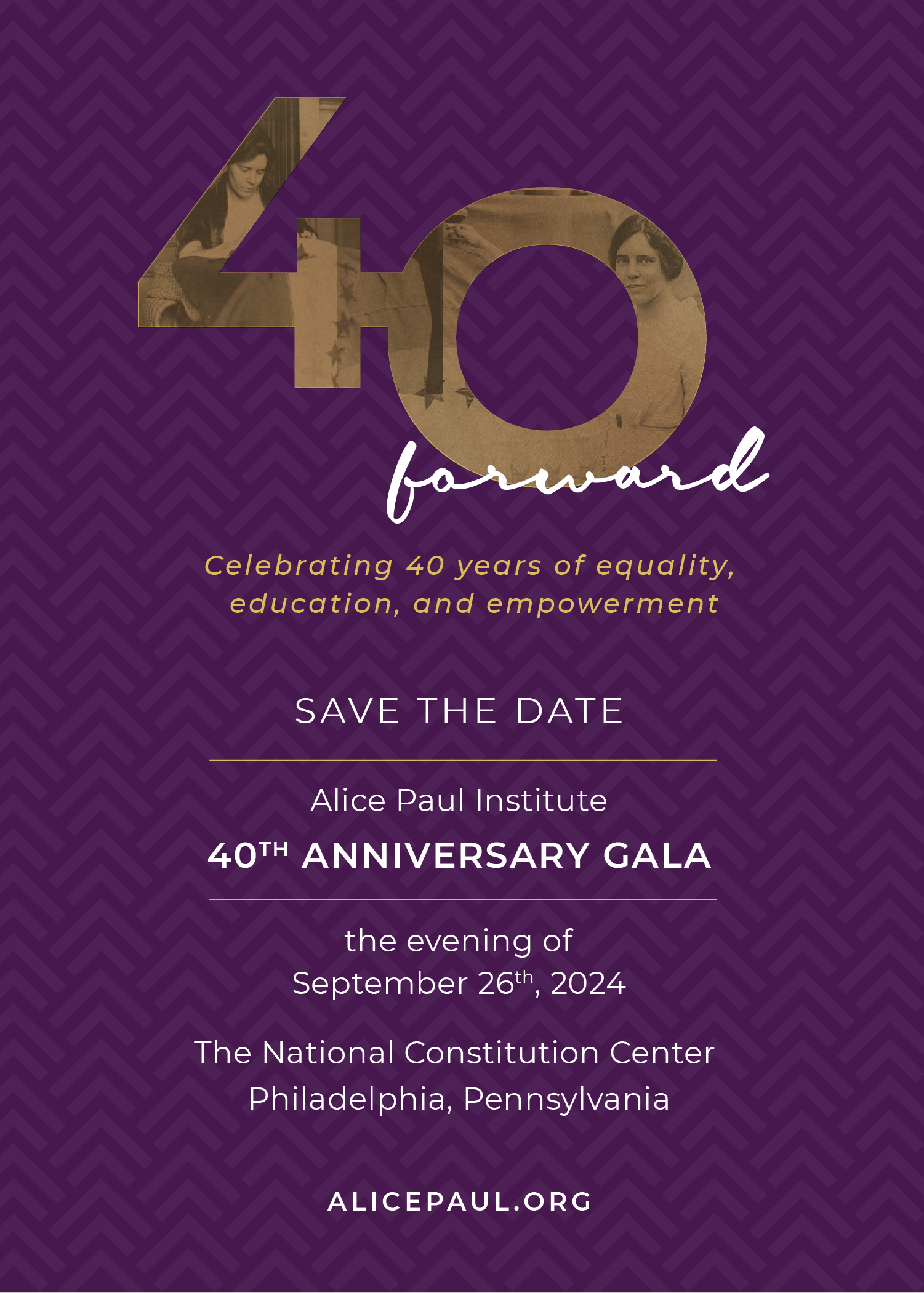 40th Anniversary Gala – Alice Paul Institute 40th Anniversary Gala – Alice Paul Institute